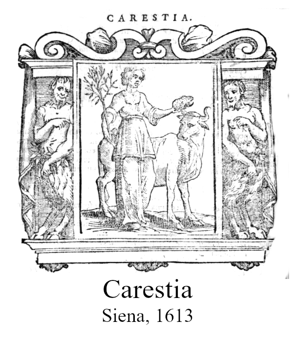Carestia Scheda 1613 – Iconologia di Cesare Ripa